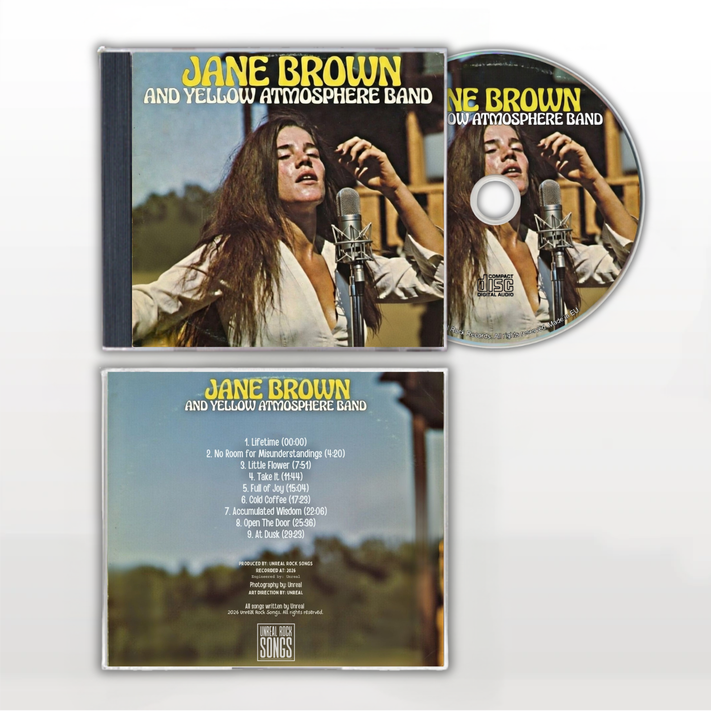 Jane Brown and Yellow Atmosphere Band - Lifetime | Physical CD – Unreal ...